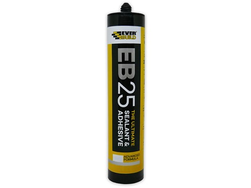 Everbuild EB25 Sealant and Adhesive 300ml - Crystal Clear,Everbuild ...