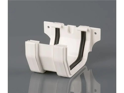 Square Gutter Union Bracket 114mm - White,Square Gutter Union Bracket ...