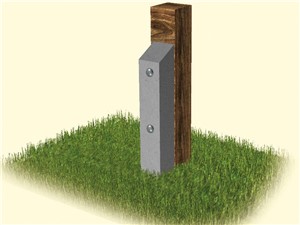 Concrete Spur Post 1200mm x 100mm x 100mm | Turnbull,Concrete Spur Post ...