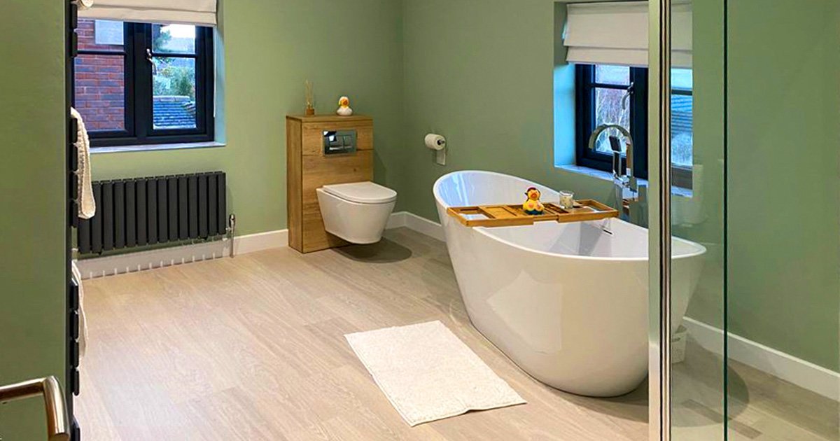 Contemporary Crosswater Bathroom Calm Oasis | Turnbull Showrooms